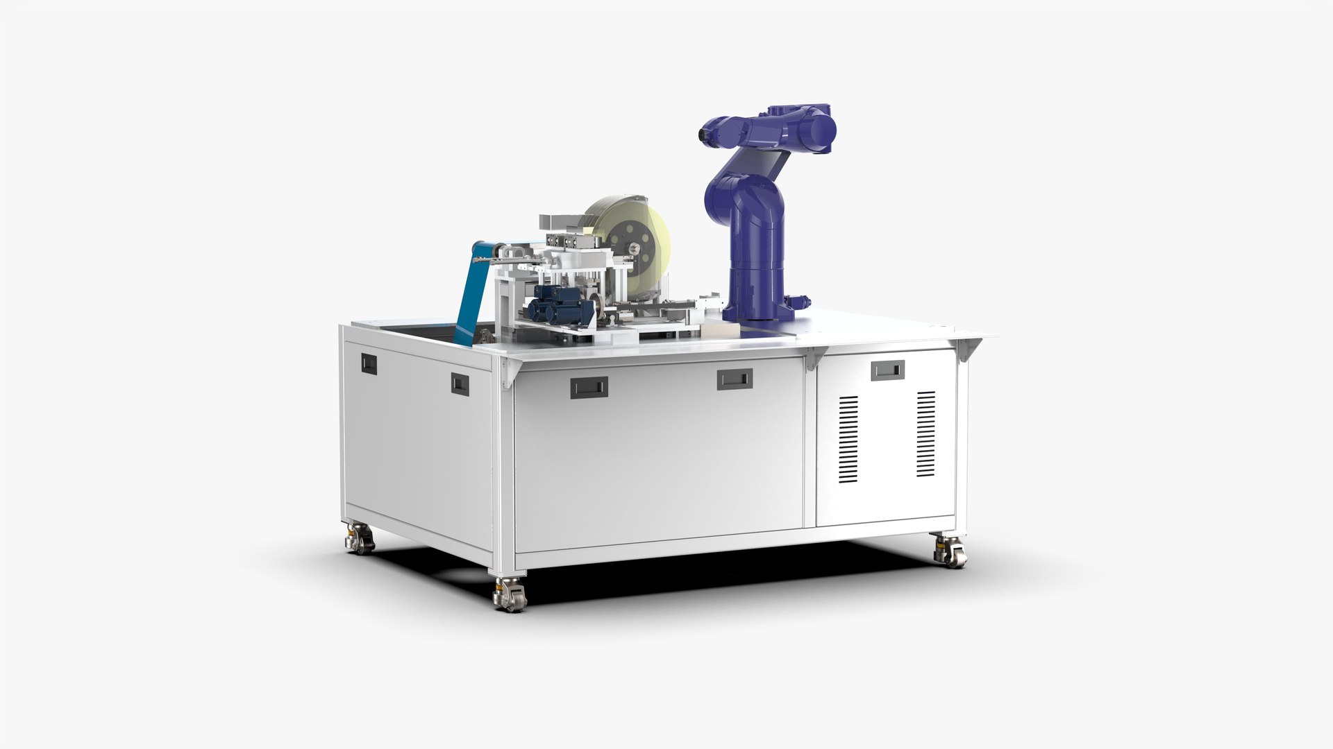 3D Automatic Robotic Grinding Workstation - TurboSquid 2335775