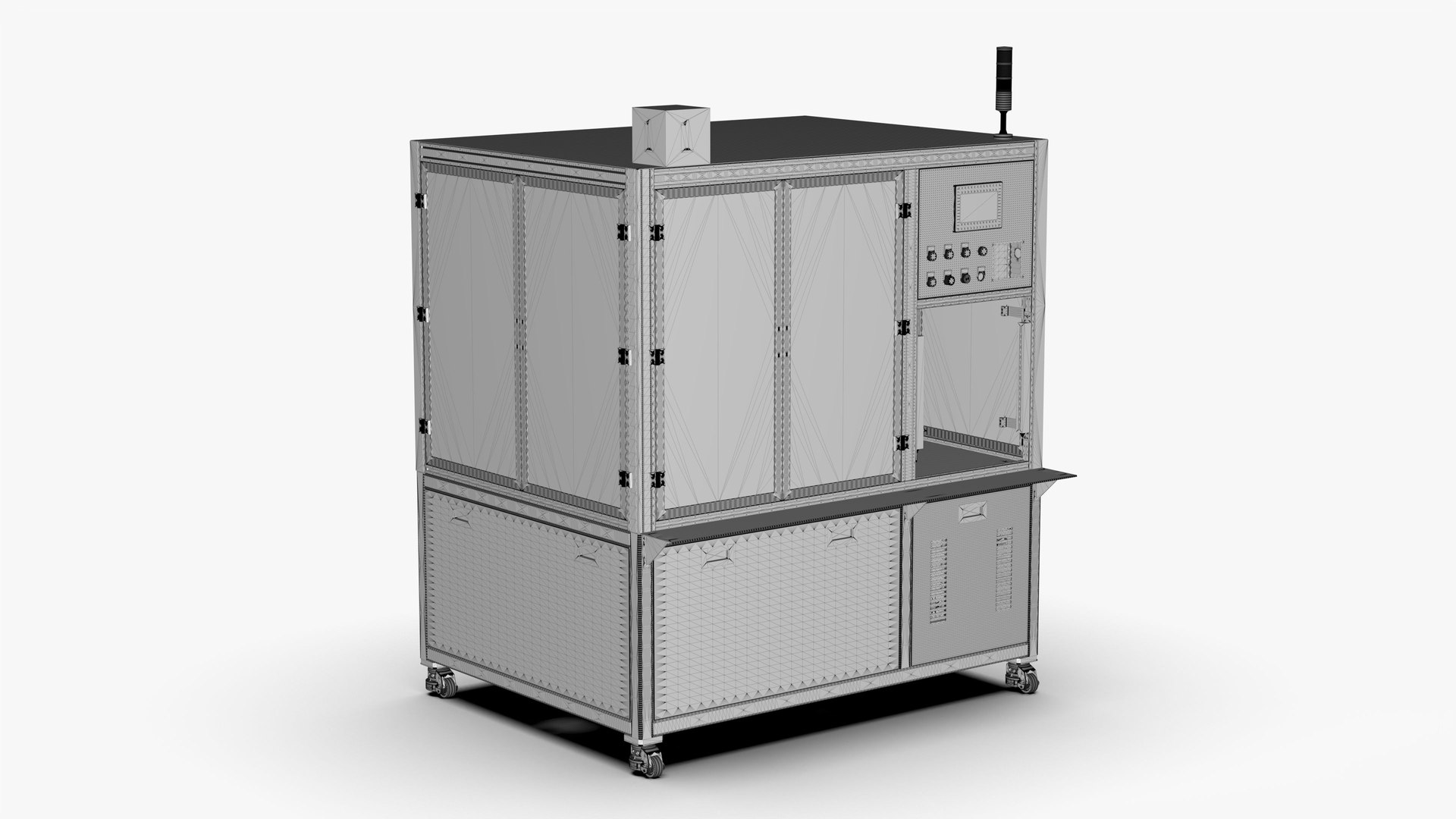 3D Automatic Robotic Grinding Workstation - TurboSquid 2335775