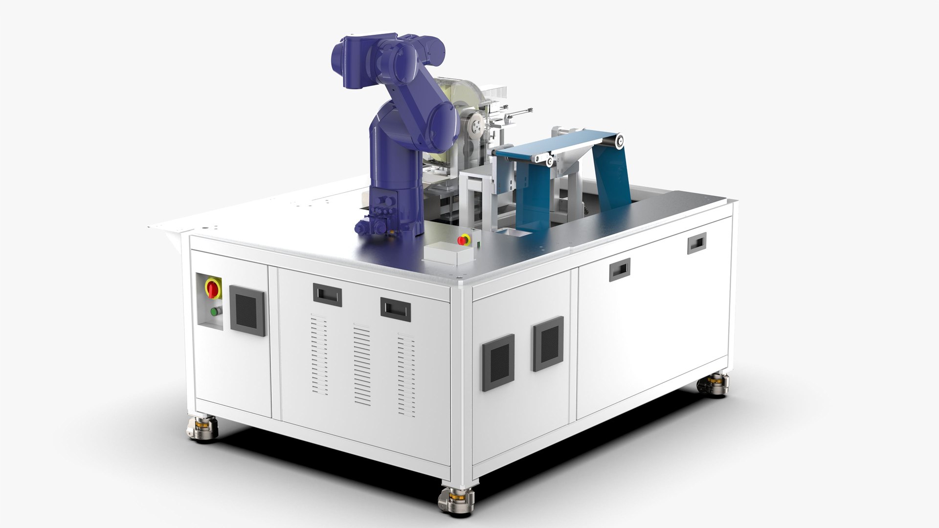 3D Automatic Robotic Grinding Workstation - TurboSquid 2335775