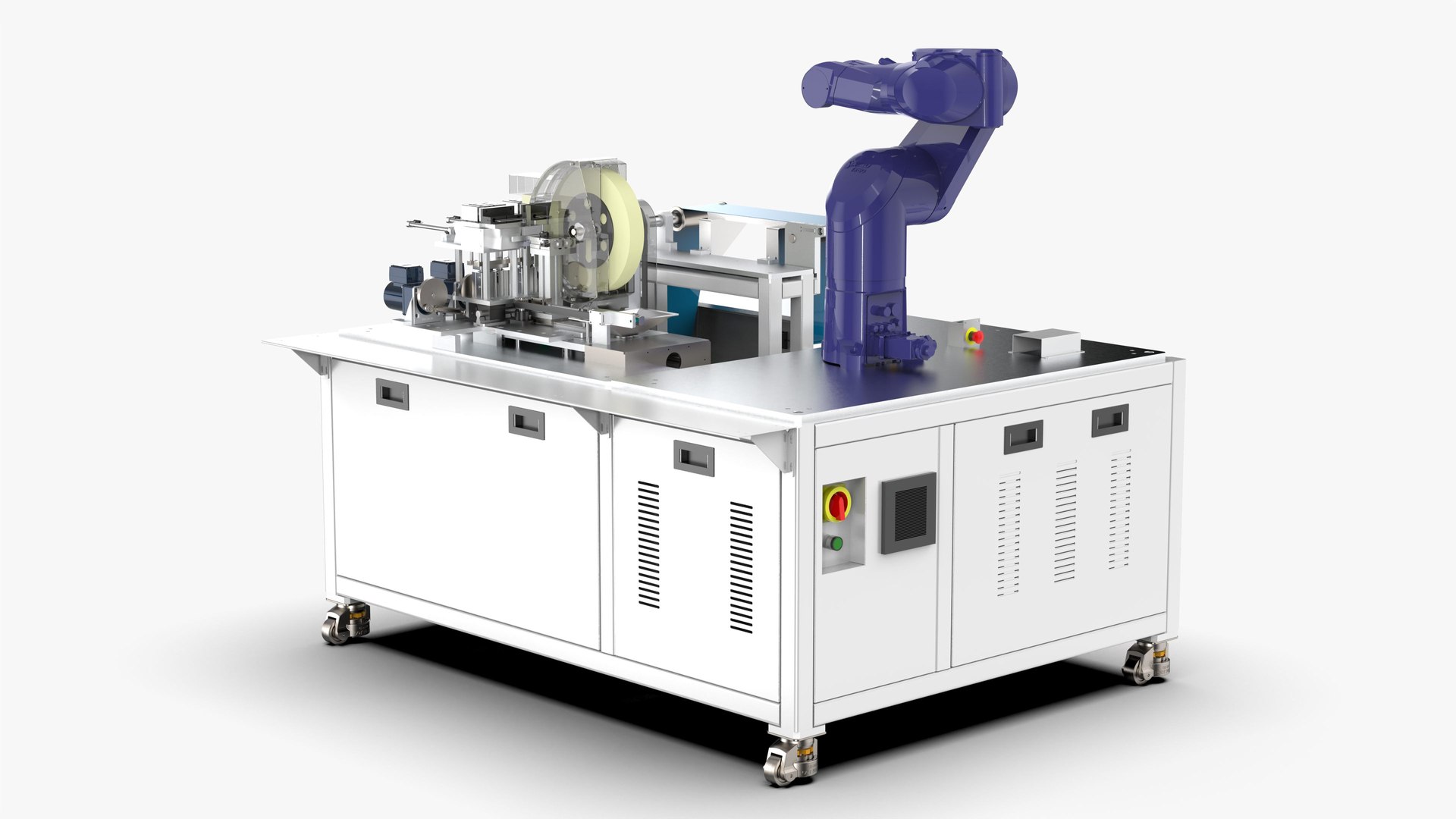 3D Automatic Robotic Grinding Workstation - TurboSquid 2335775