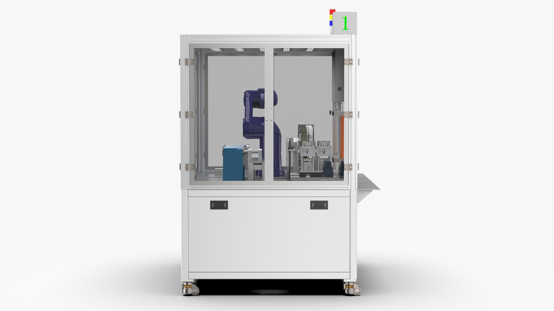 3D Automatic Robotic Grinding Workstation - TurboSquid 2335775