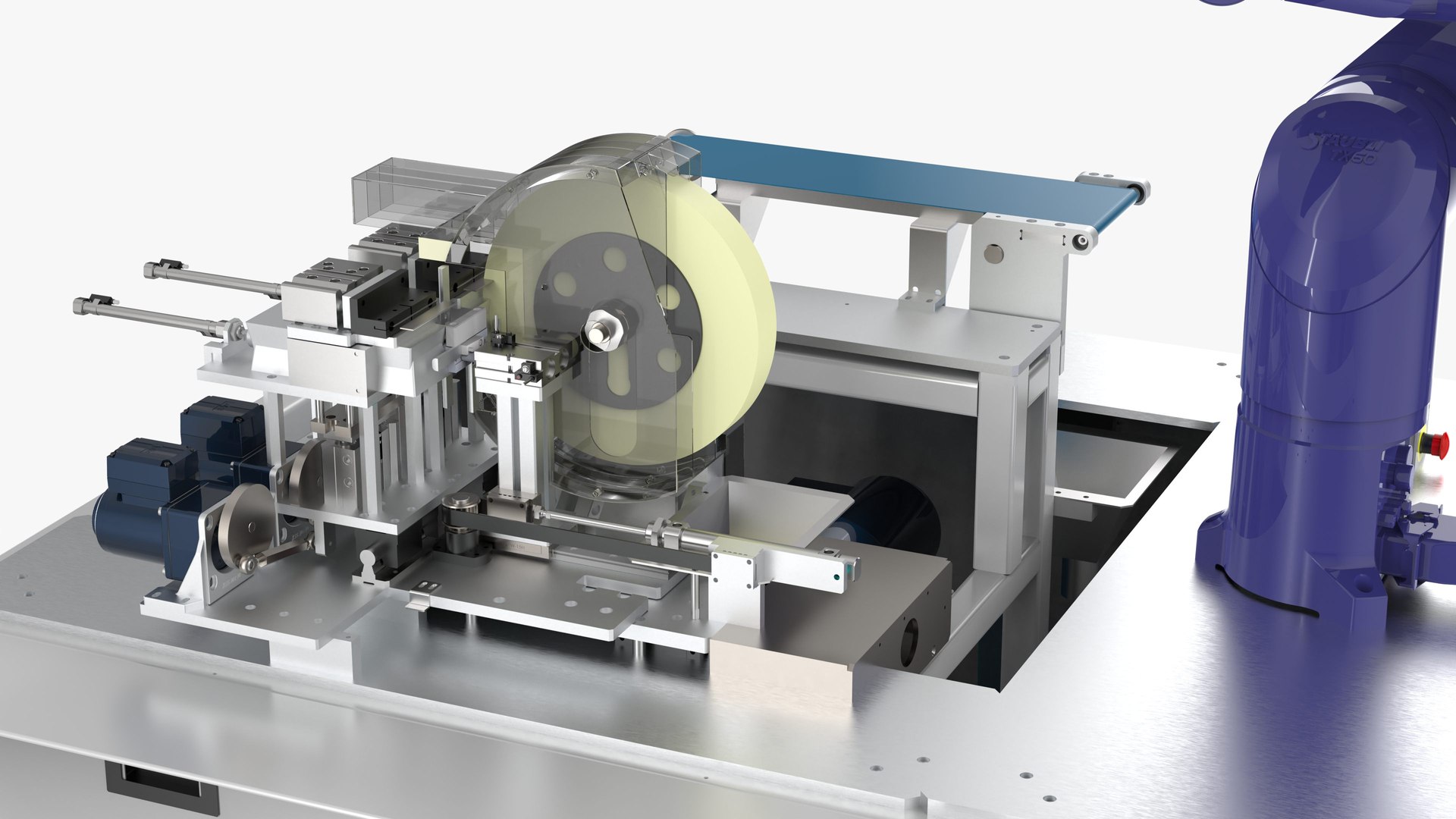 3D Automatic Robotic Grinding Workstation - TurboSquid 2335775
