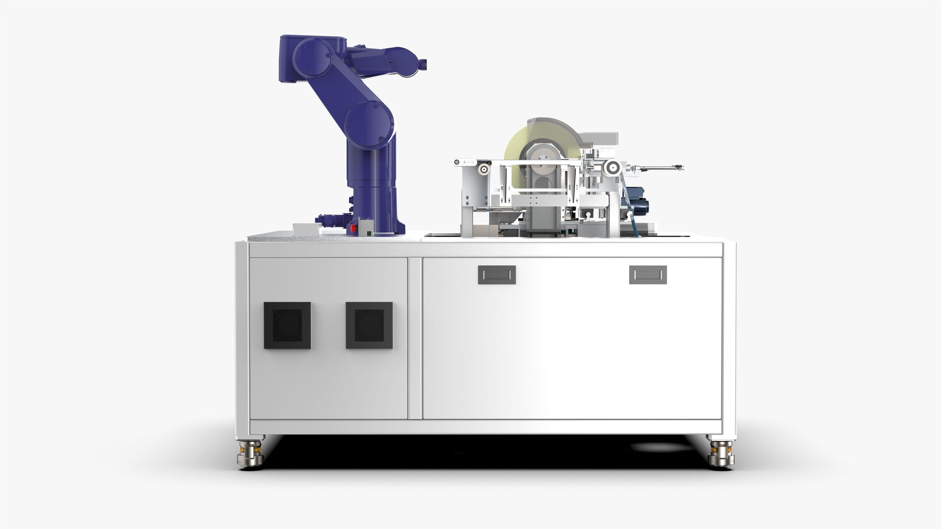 3D Automatic Robotic Grinding Workstation - TurboSquid 2335775