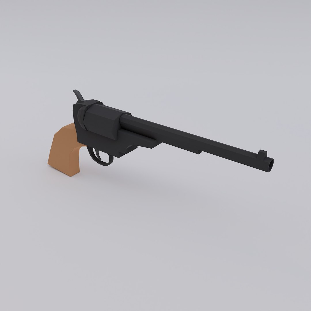 Colt Model 1871 72 Open Top Revolver Model - TurboSquid 1992368