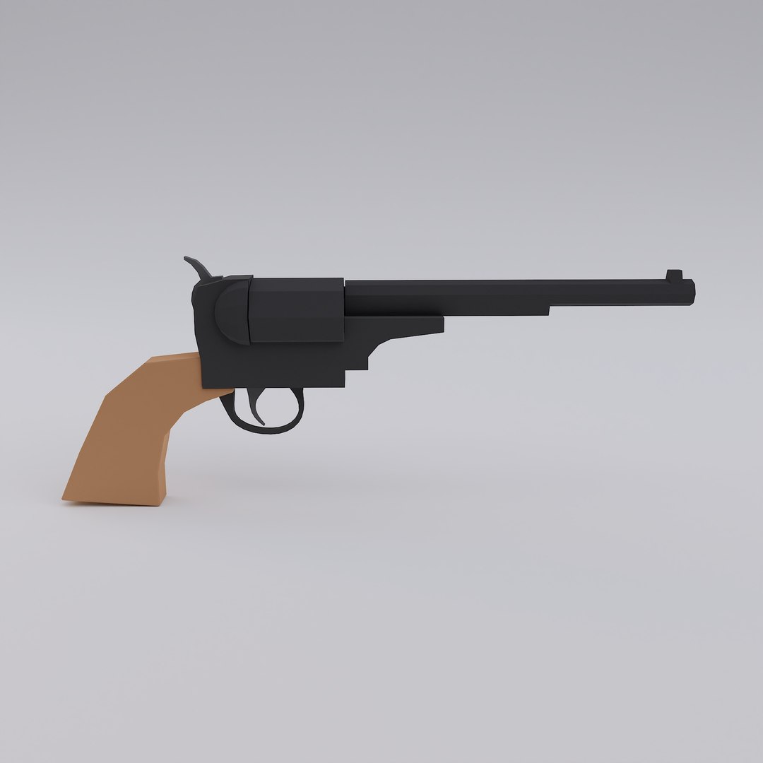 Colt Model 1871 72 Open Top Revolver Model - TurboSquid 1992368