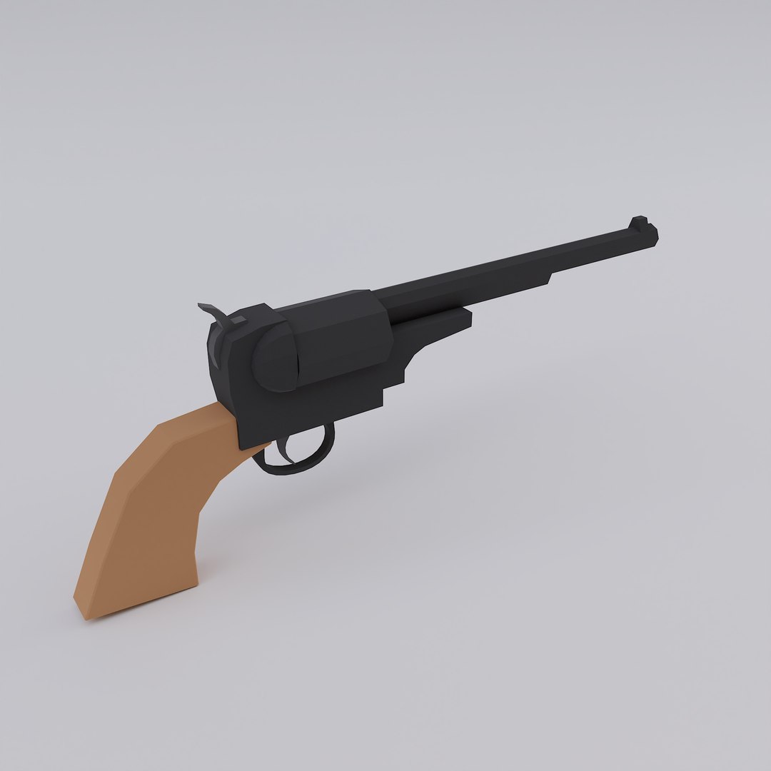 Colt Model 1871 72 Open Top Revolver Model - TurboSquid 1992368