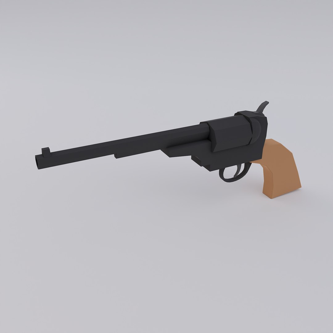 Colt Model 1871 72 Open Top Revolver Model - TurboSquid 1992368