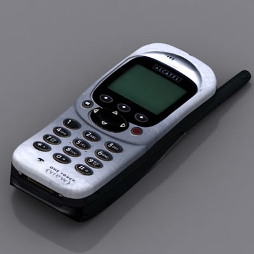 Alcatel Touch View Cellular Phone 3d Model