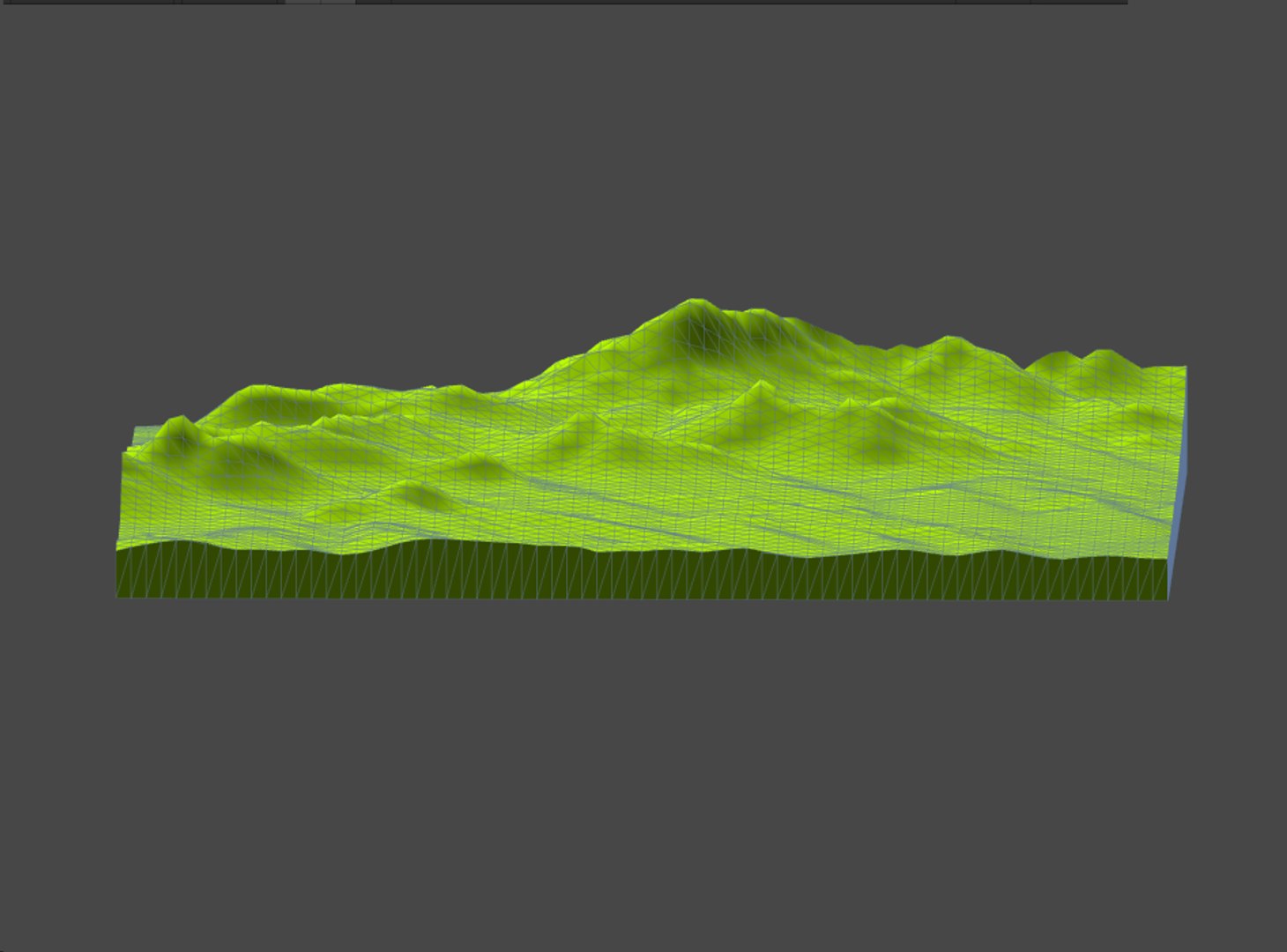 Terrain Landscape 3d Obj