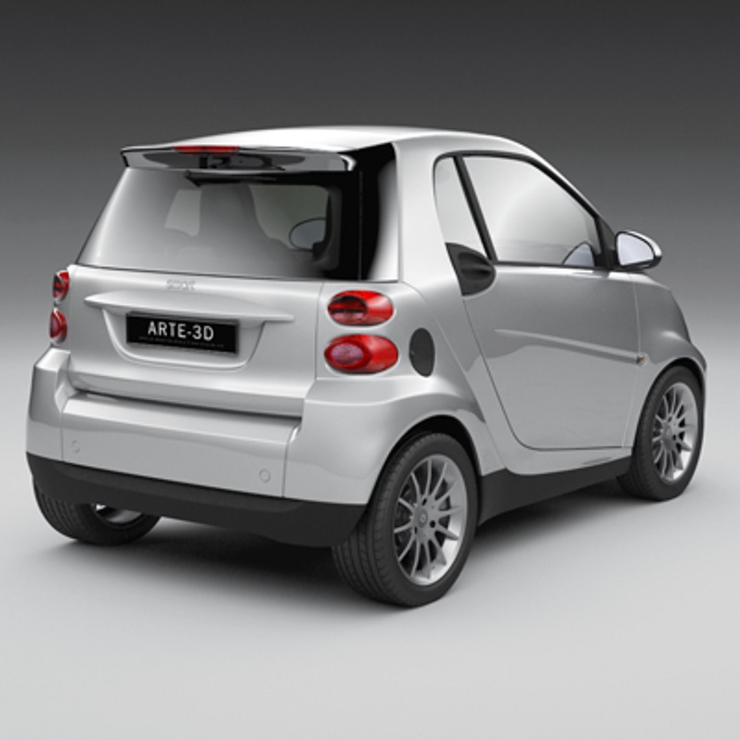 2011 Smart Fortwo 3d Model