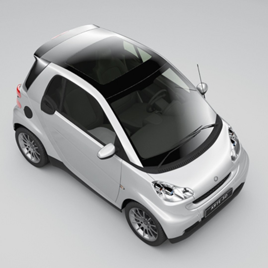 2011 Smart Fortwo 3d Model