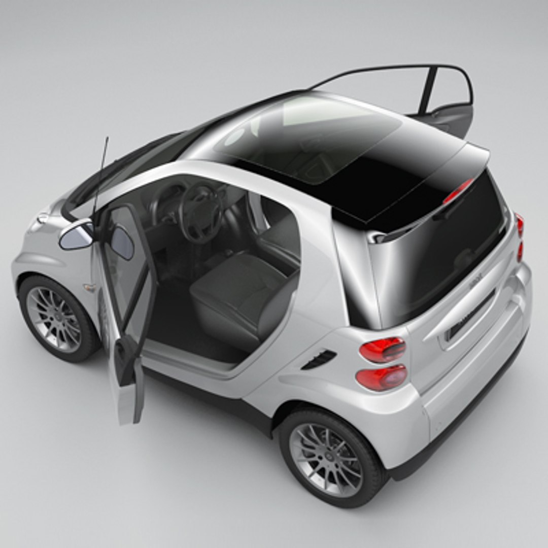 2011 Smart Fortwo 3d Model