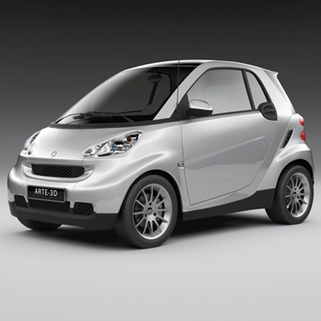 2011 Smart Fortwo 3d Model