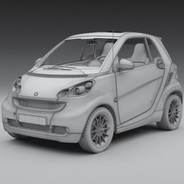 2011 smart fortwo 3d model