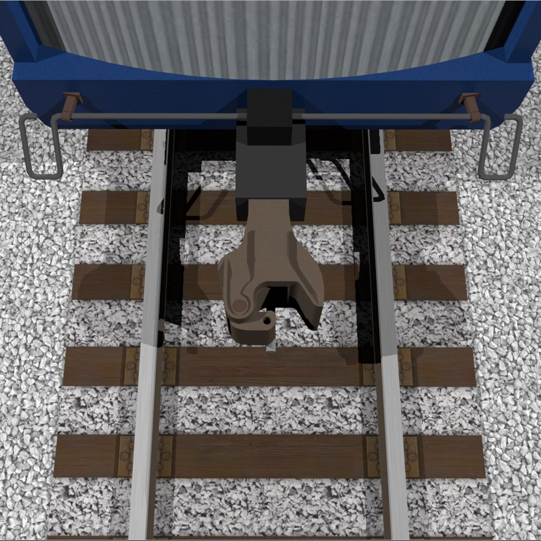 3d Train Car Autorack Model