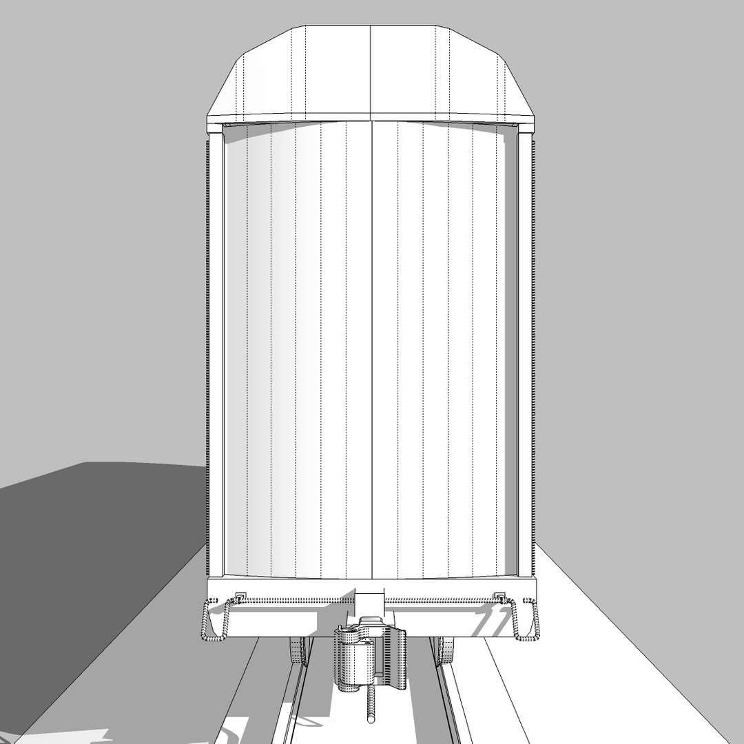3d Train Car Autorack Model