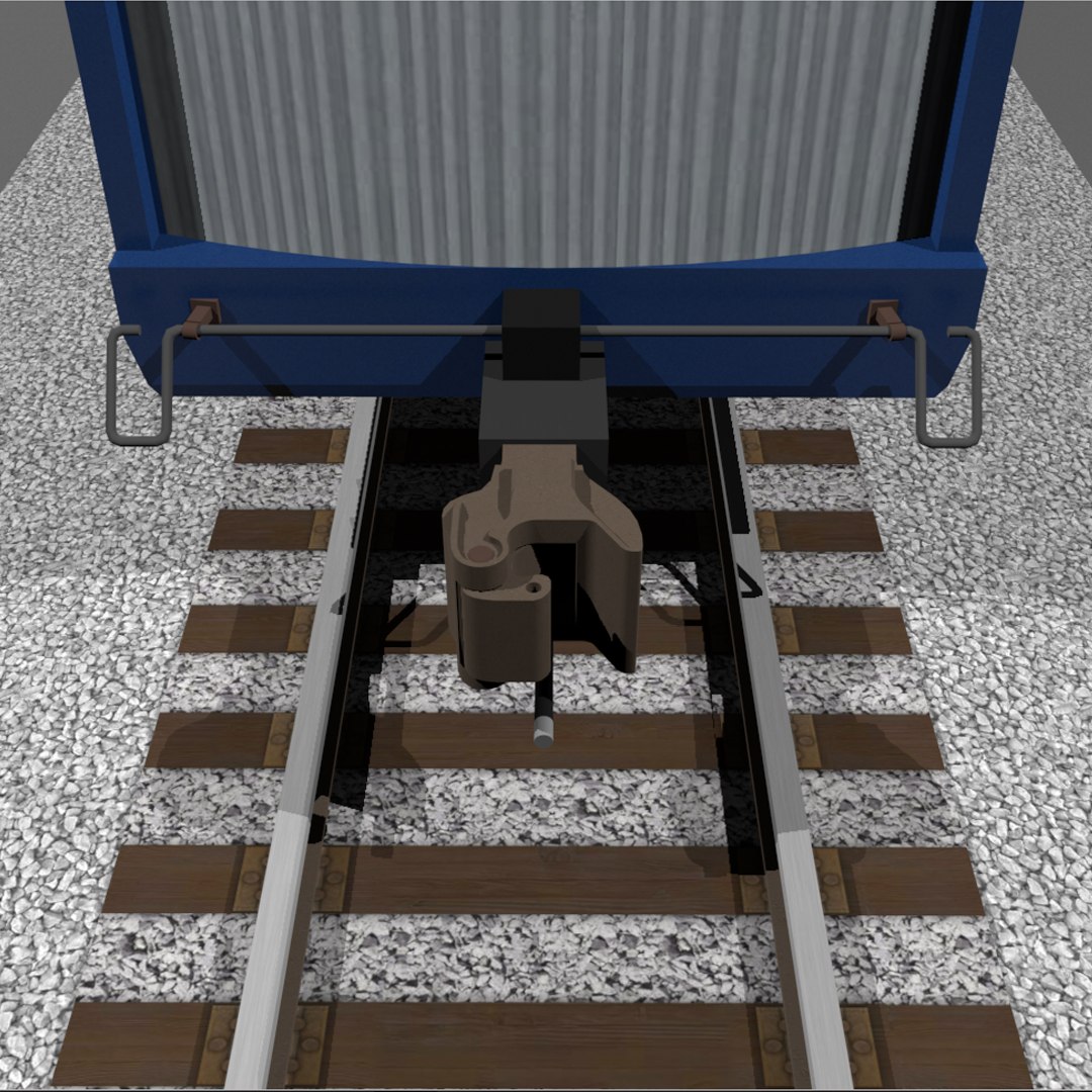 3d Train Car Autorack Model