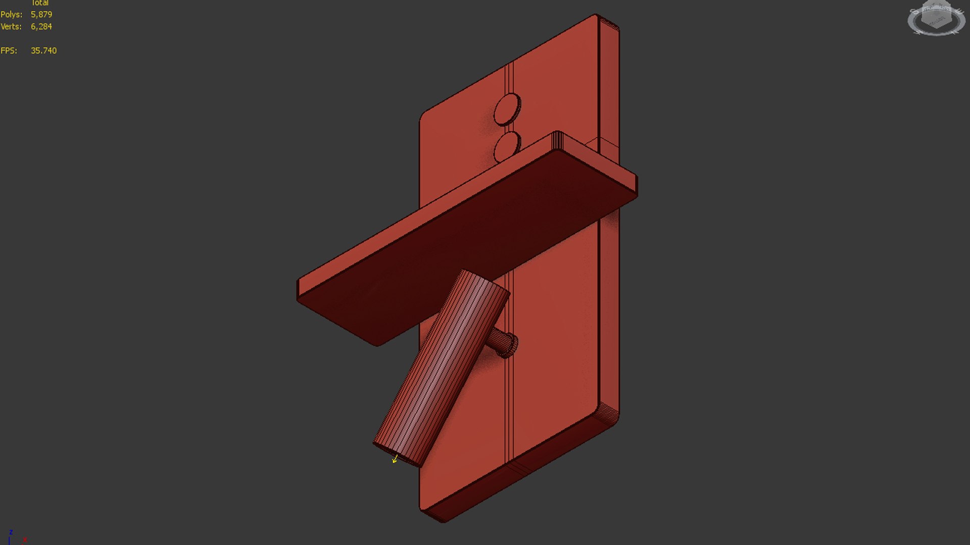 Elamp by Leds C4 Wall Lamp 3D model - TurboSquid 1878154