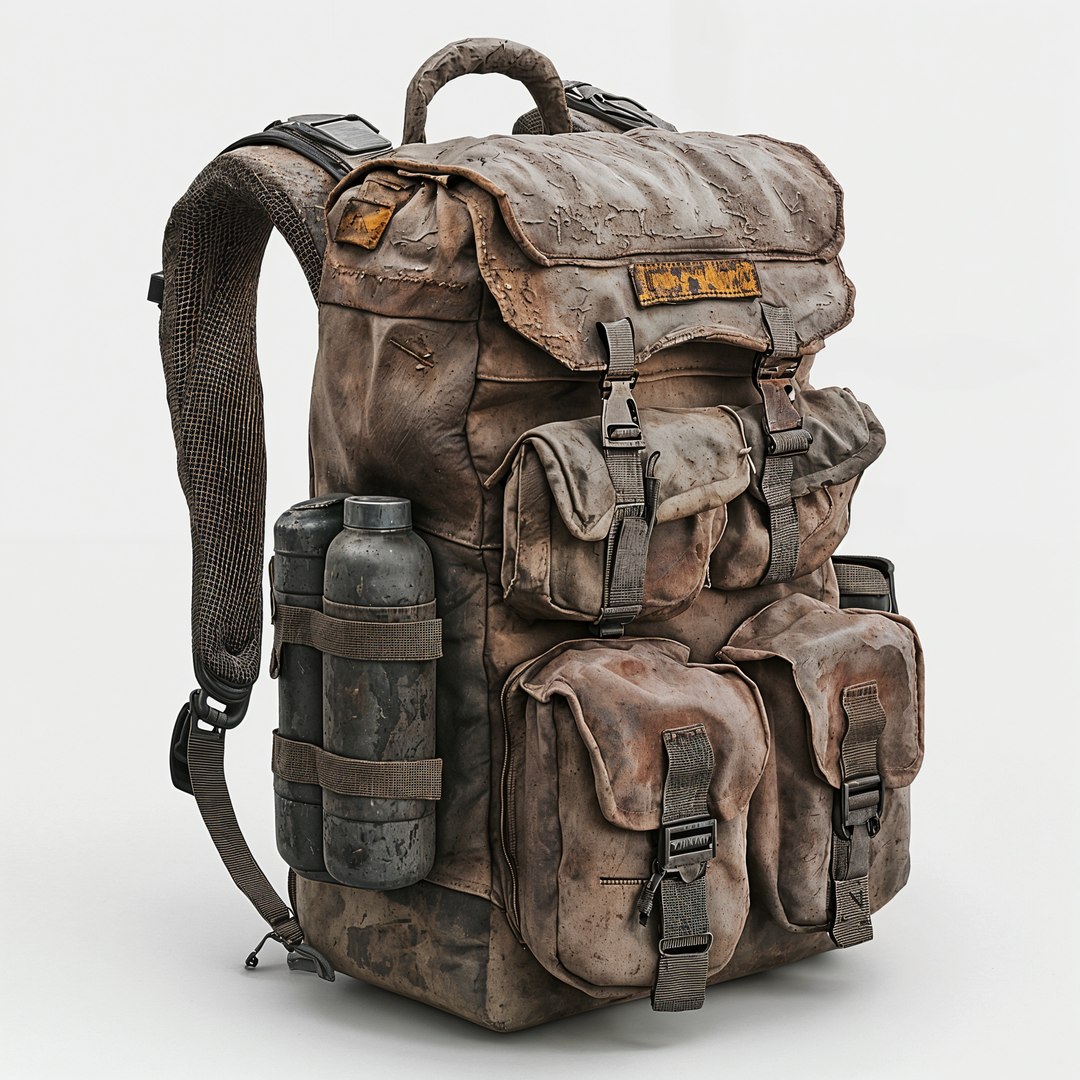 3D Model Post-Apocalyptic Survival Backpack - TurboSquid 2349481