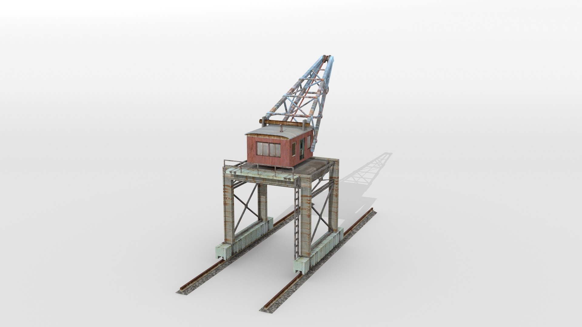 3D Gantry Crane Model - TurboSquid 1457919