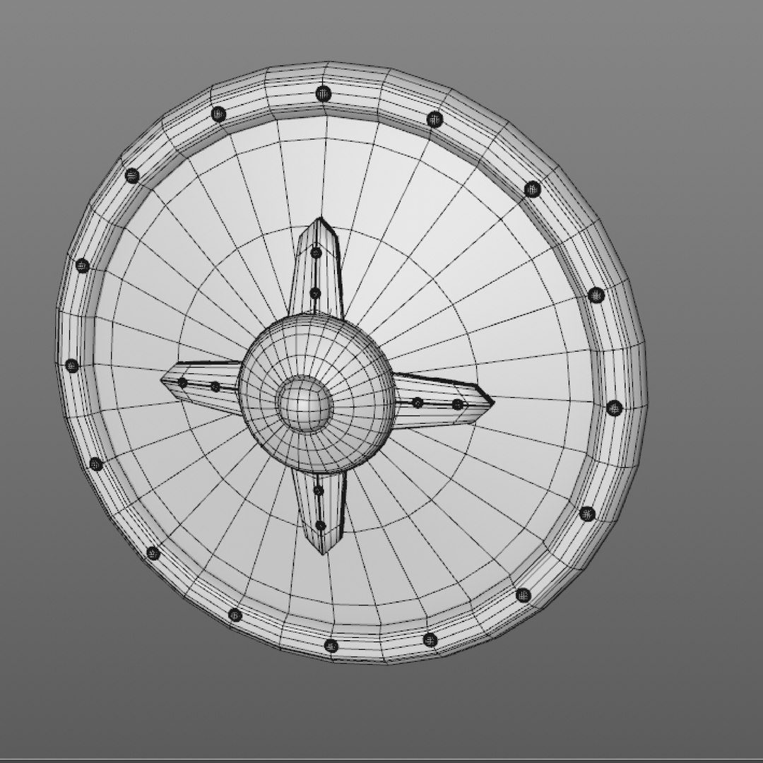 Cartoon Shield 3D Model - TurboSquid 1402266