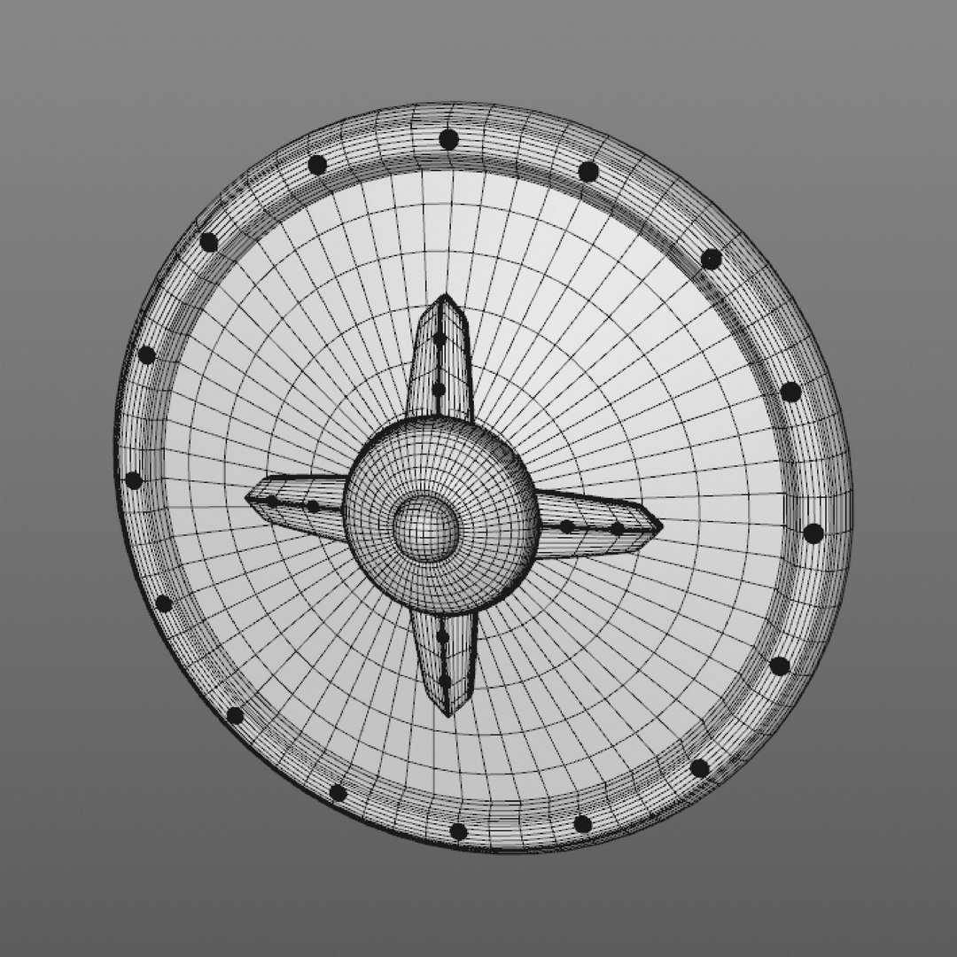 Cartoon Shield 3D Model - TurboSquid 1402266