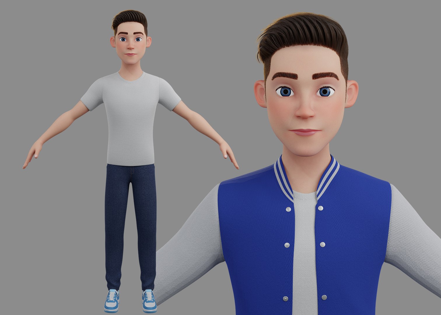 Boy Rig 3D Model - TurboSquid 1850799