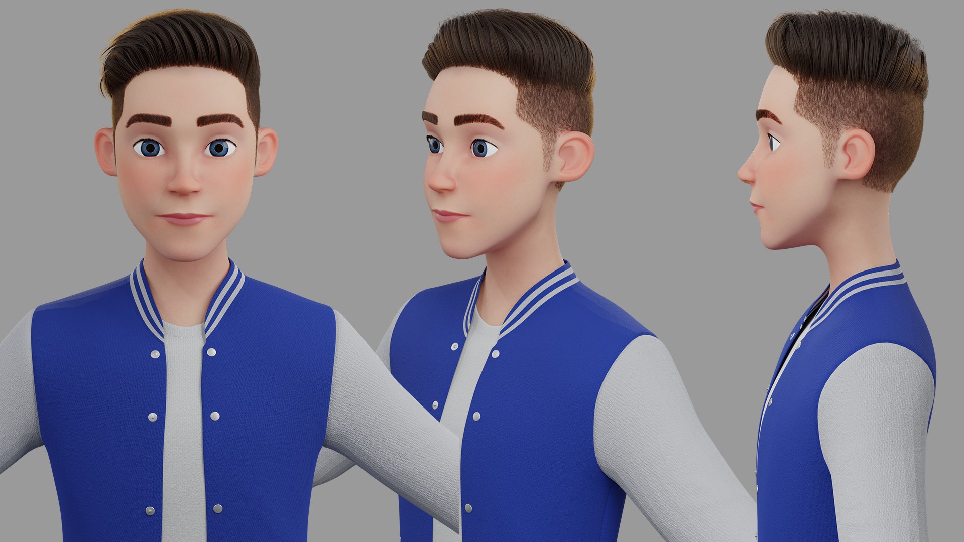 Boy Rig 3D Model - TurboSquid 1850799
