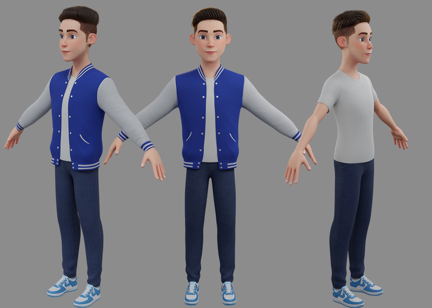 Boy Rig 3D Model - TurboSquid 1850799