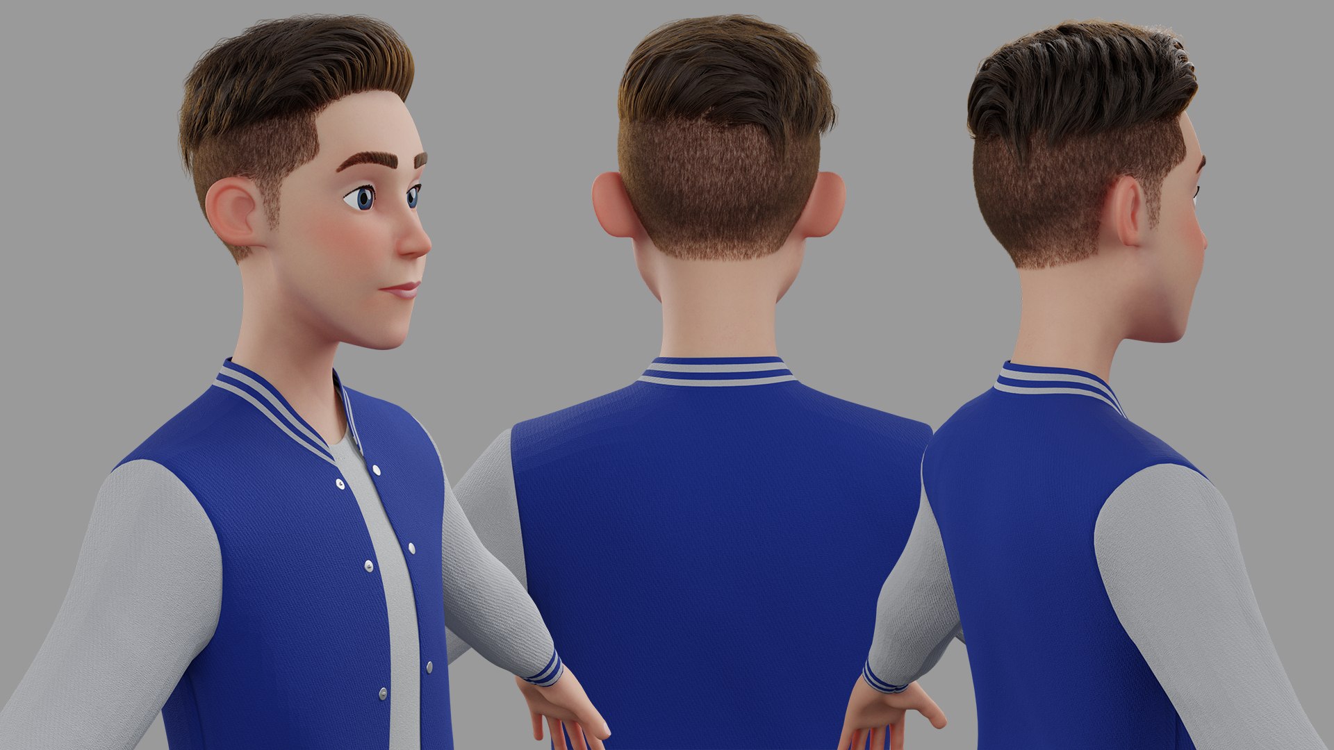 Boy Rig 3D Model - TurboSquid 1850799