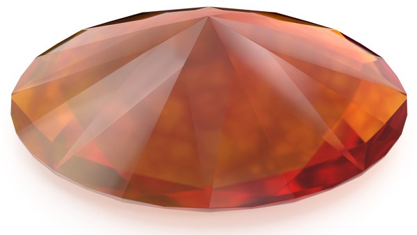 Oval Cut Amber 3D model - TurboSquid 1863007