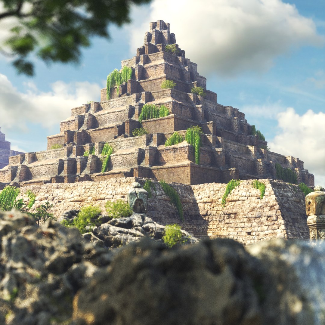 Jungle Pyramids 3D Model - TurboSquid 2221034