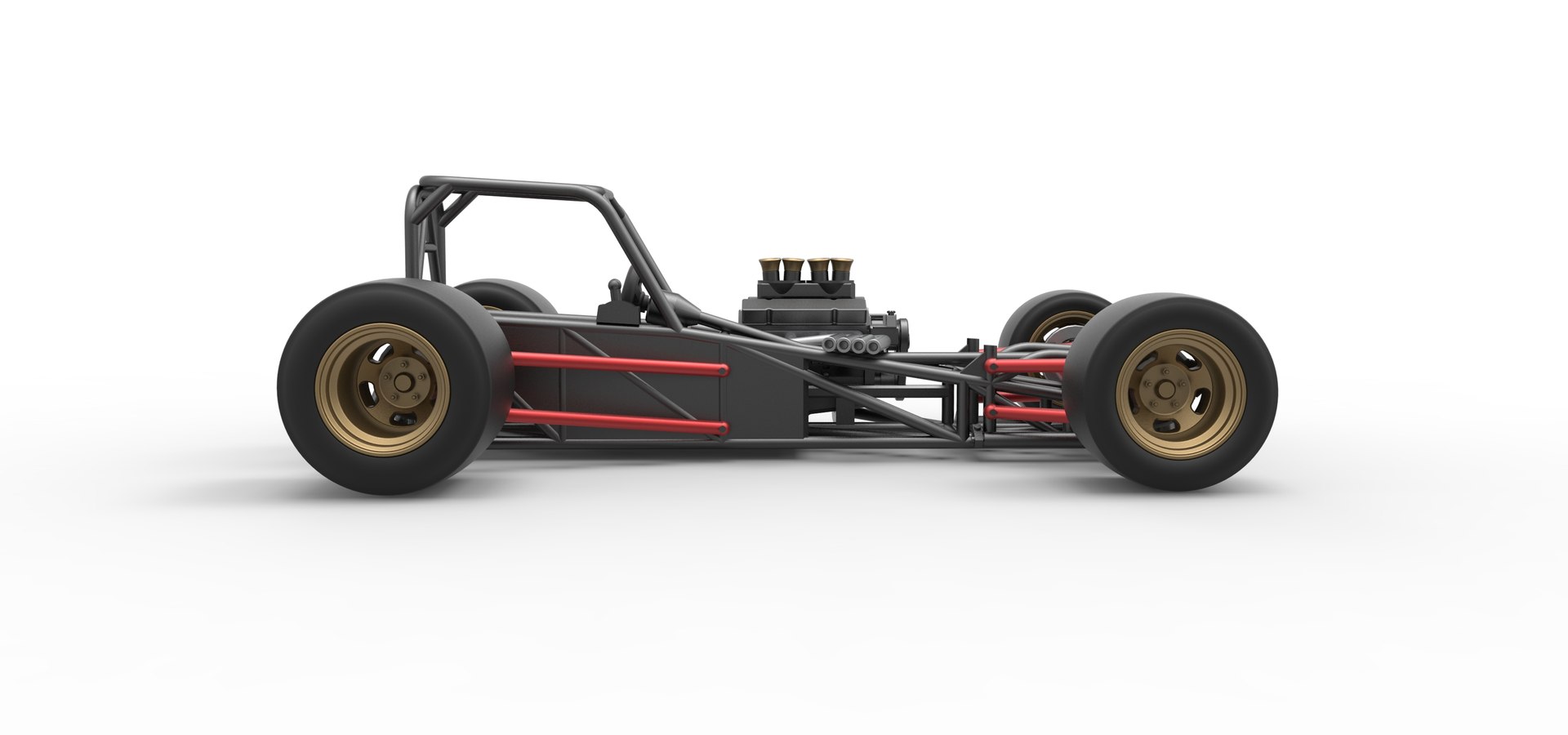 Diecast Supermodified front engine race car Base Scale 1 to 25 model ...