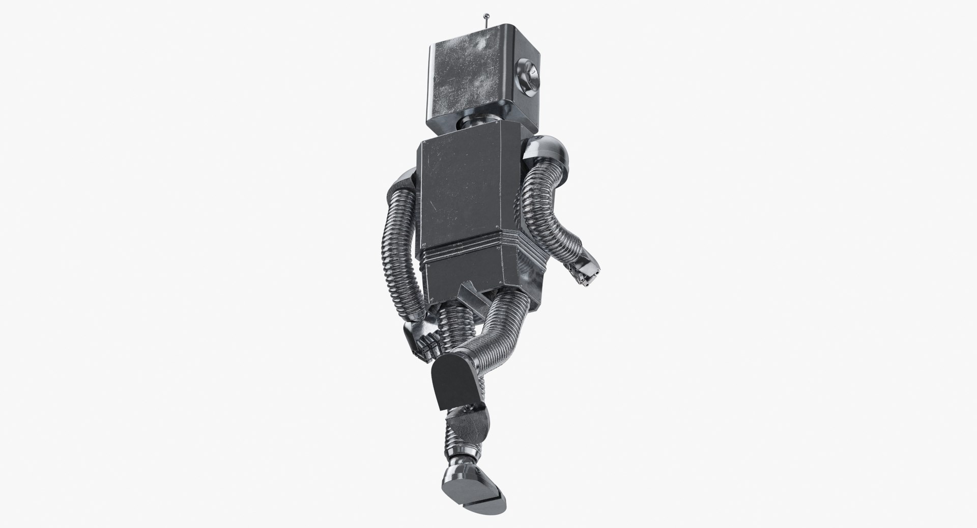 Robot 01 Running 3D Model - TurboSquid 1445577