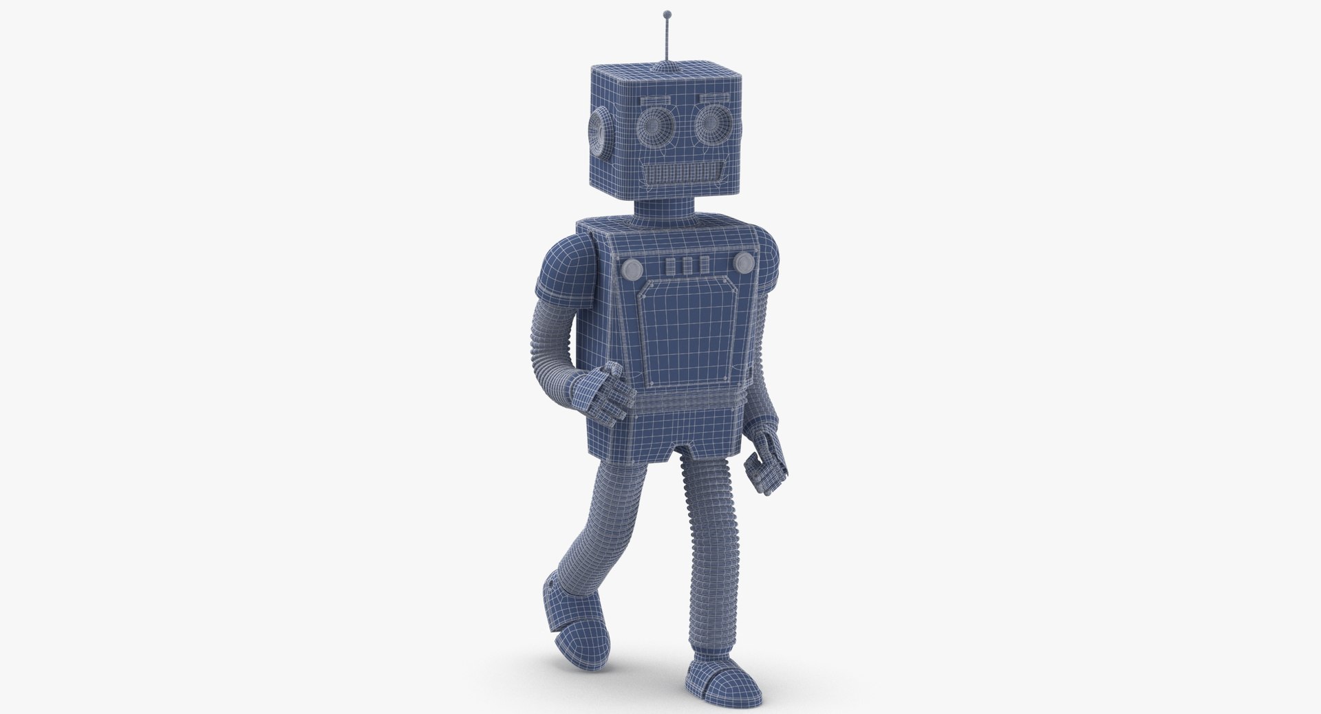 Robot 01 Running 3D Model - TurboSquid 1445577