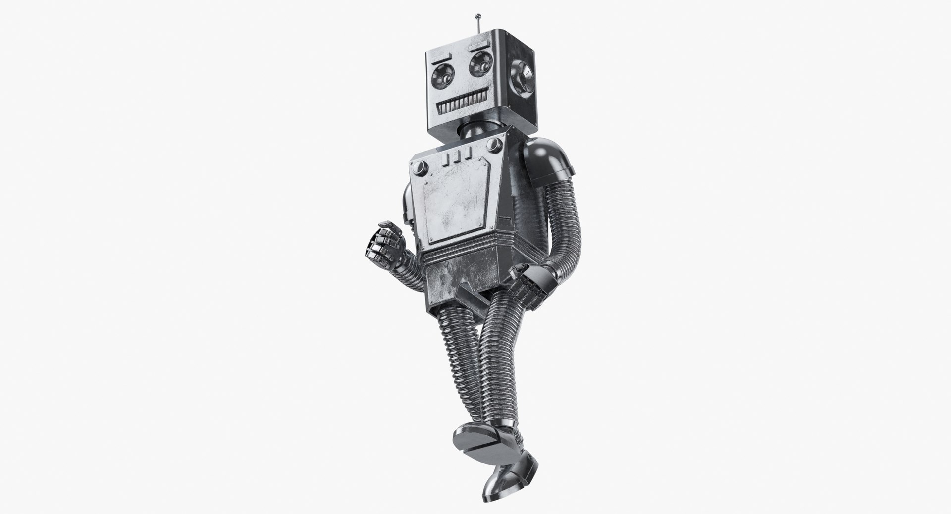 Robot 01 Running 3D Model - TurboSquid 1445577