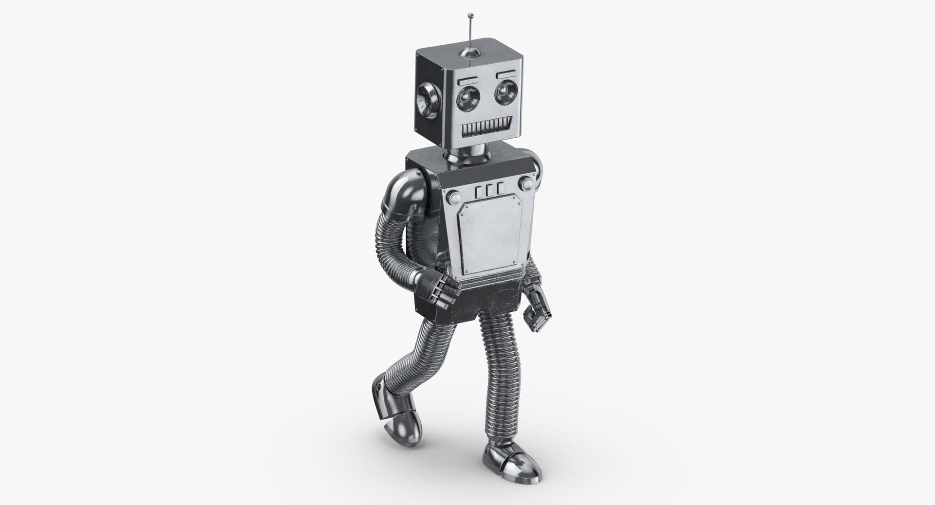 Robot 01 Running 3D Model - TurboSquid 1445577