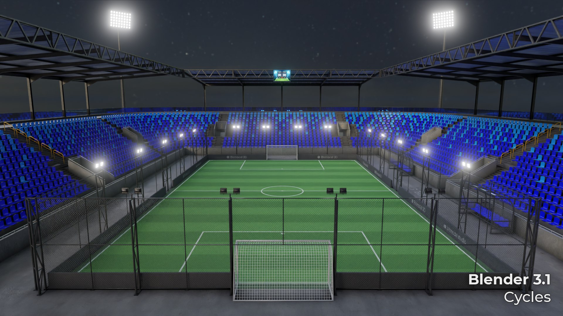 Mini Football Stadium 3D - TurboSquid 2331862