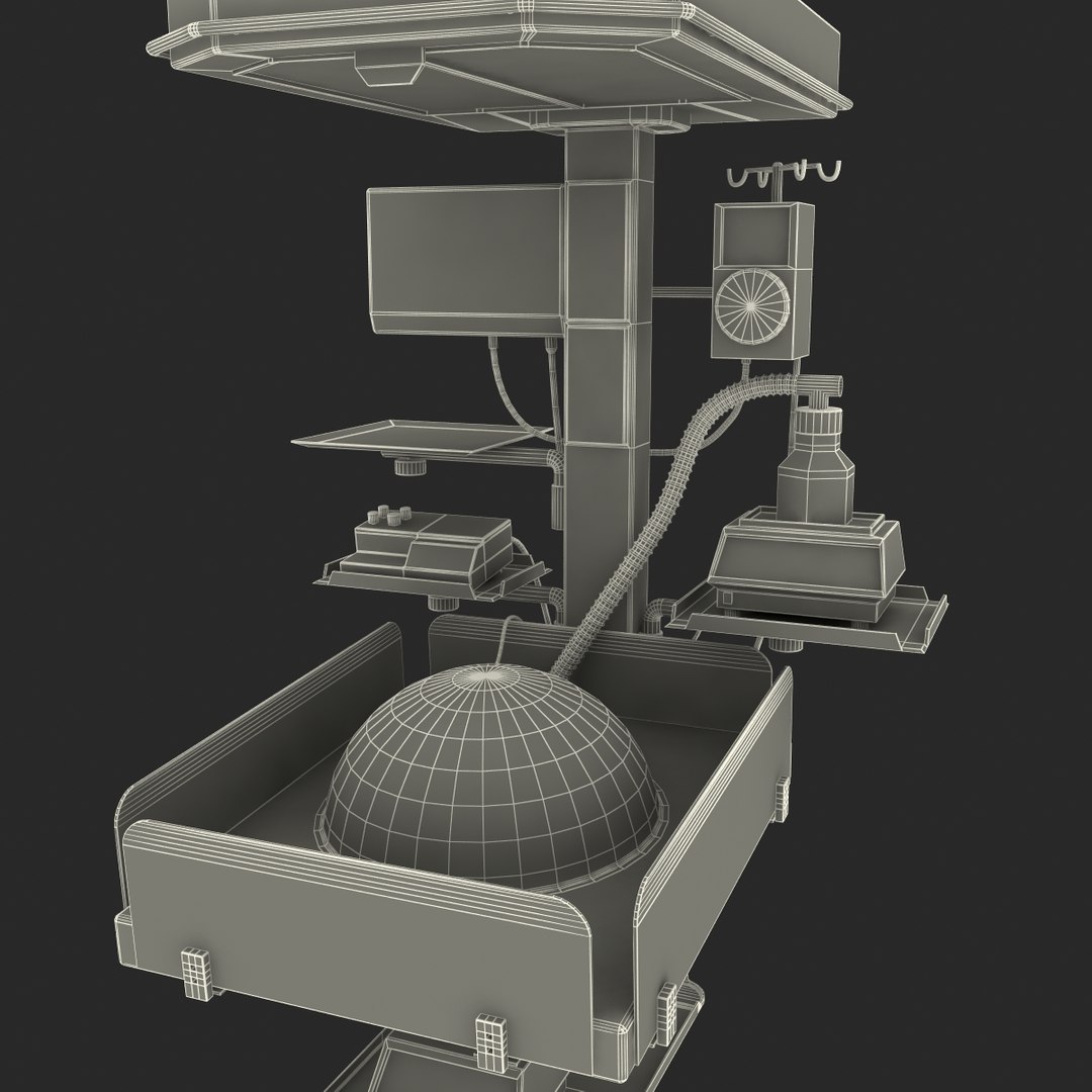 3d model radiant warmer ln-91