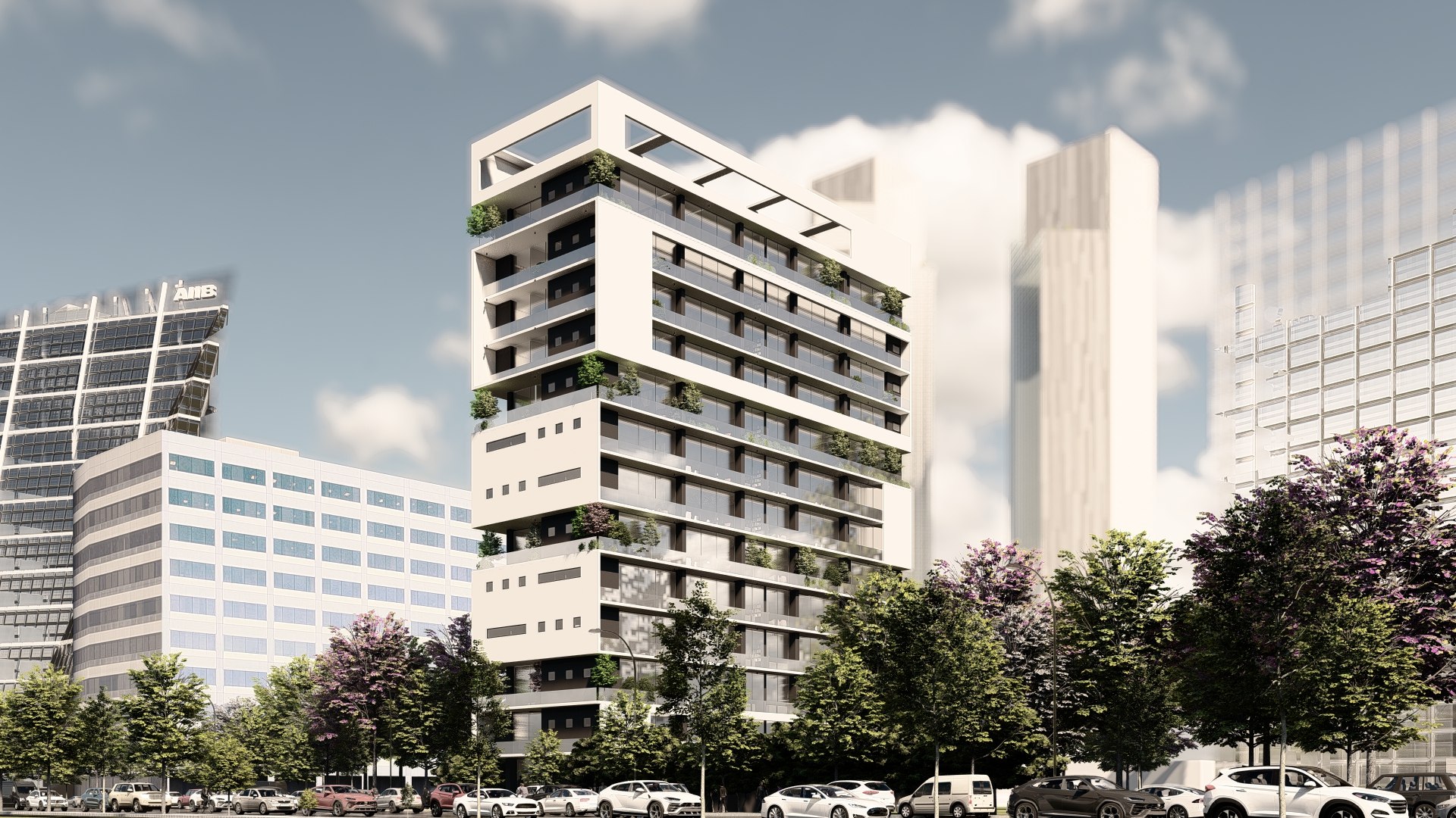 3D Model Modern High-rise Apartment - TurboSquid 2196992