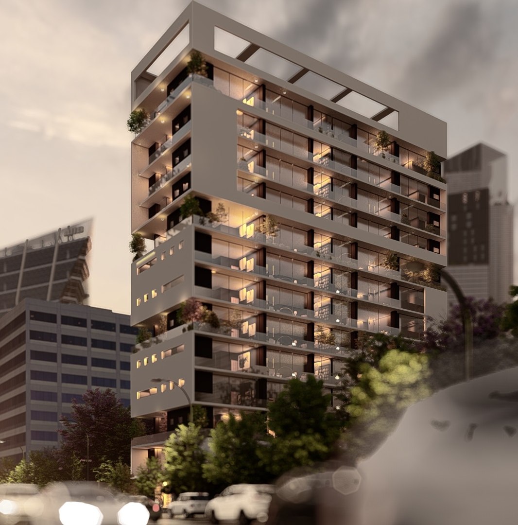 3D Model Modern High-rise Apartment - TurboSquid 2196992