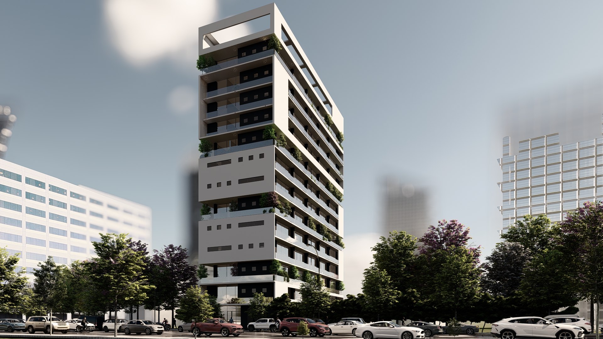 3D Model Modern High-rise Apartment - TurboSquid 2196992