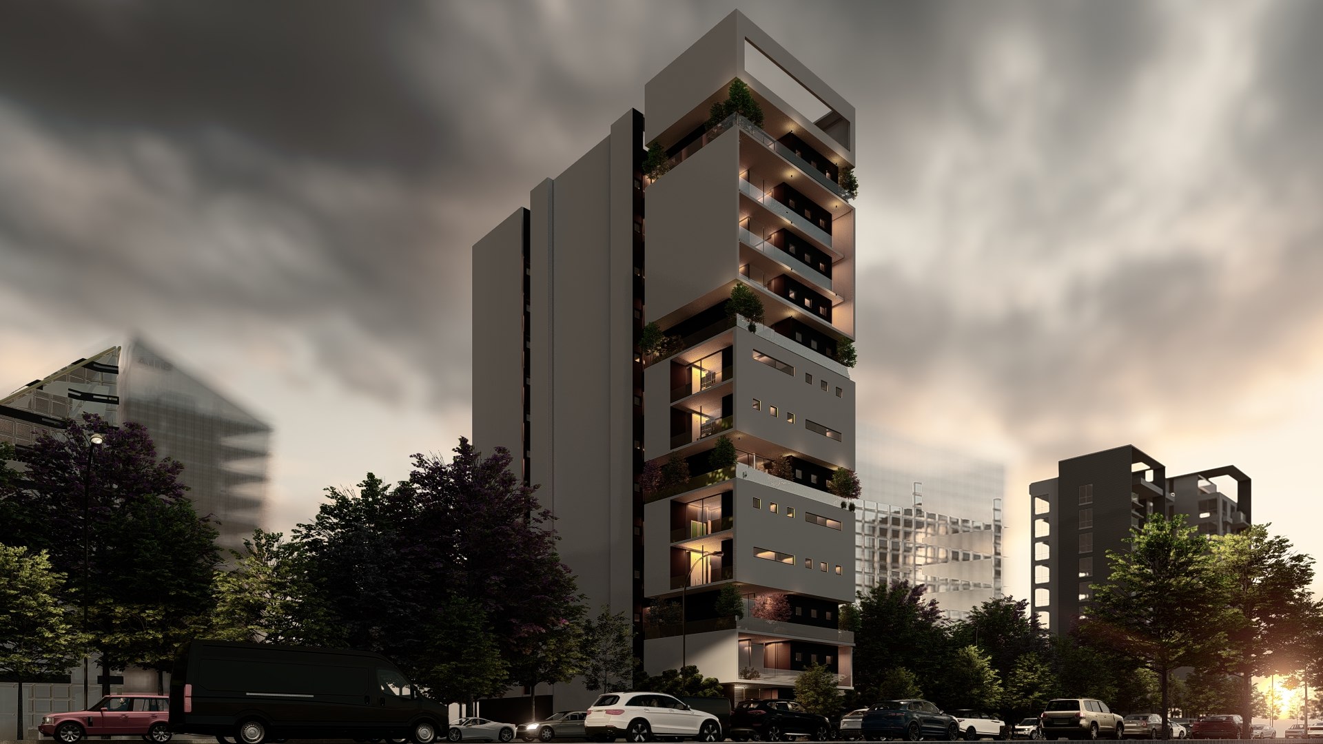 3D Model Modern High-rise Apartment - TurboSquid 2196992