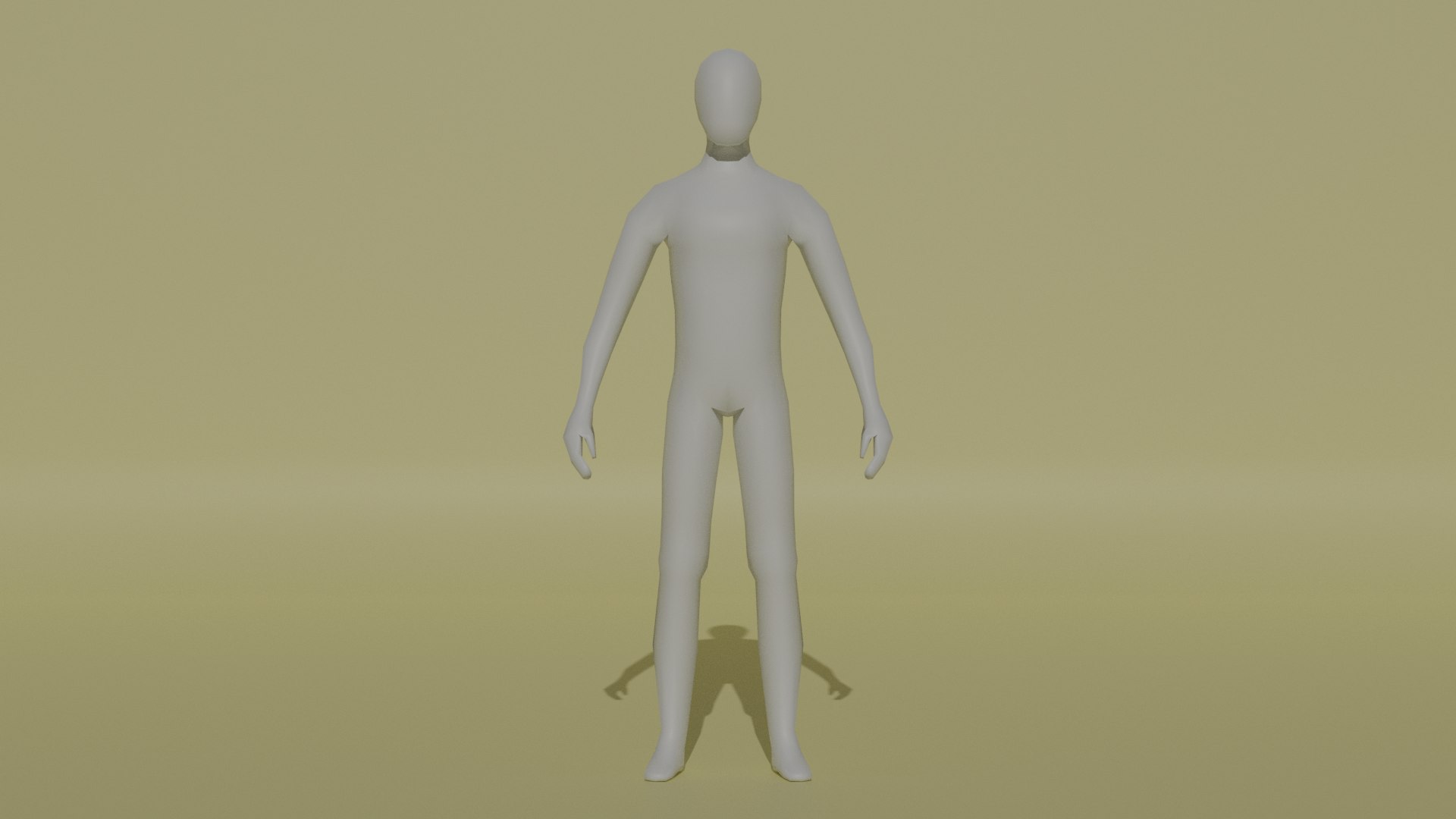 Modello 3D Personaggio truccato con 3 animazioni (Idle, Walk and Run ...