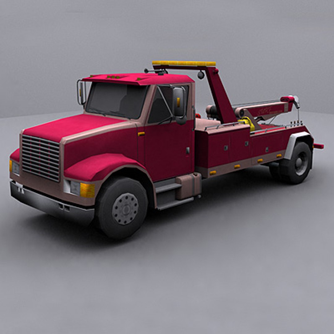 3d Model Ready Wrecker Tow Truck