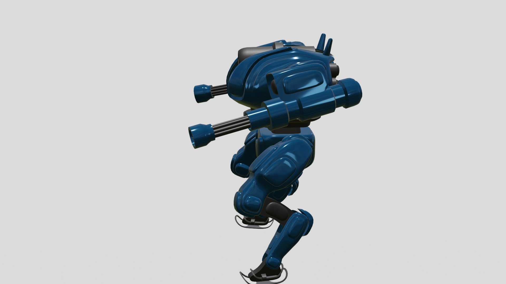modelo 3d Mech common Navy blue - TurboSquid 2044201