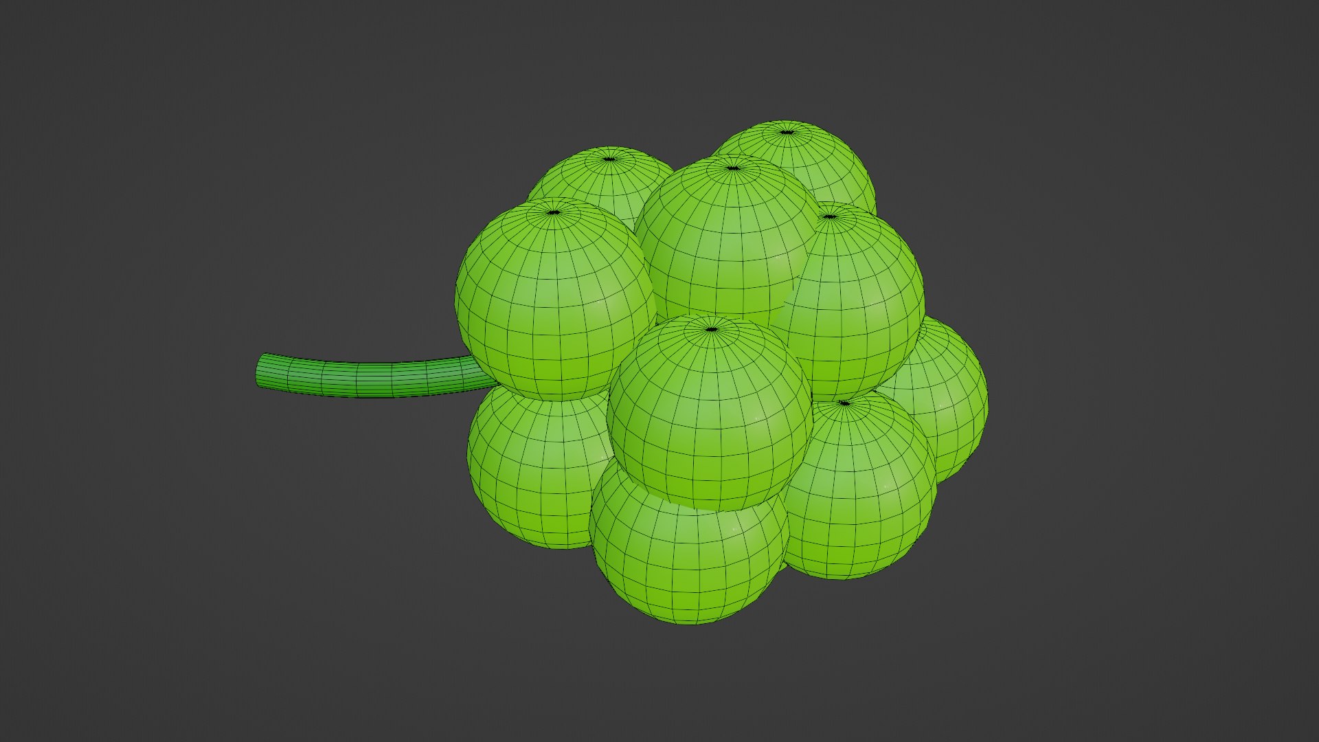 Cartoon Grape 3D Model - TurboSquid 2087533