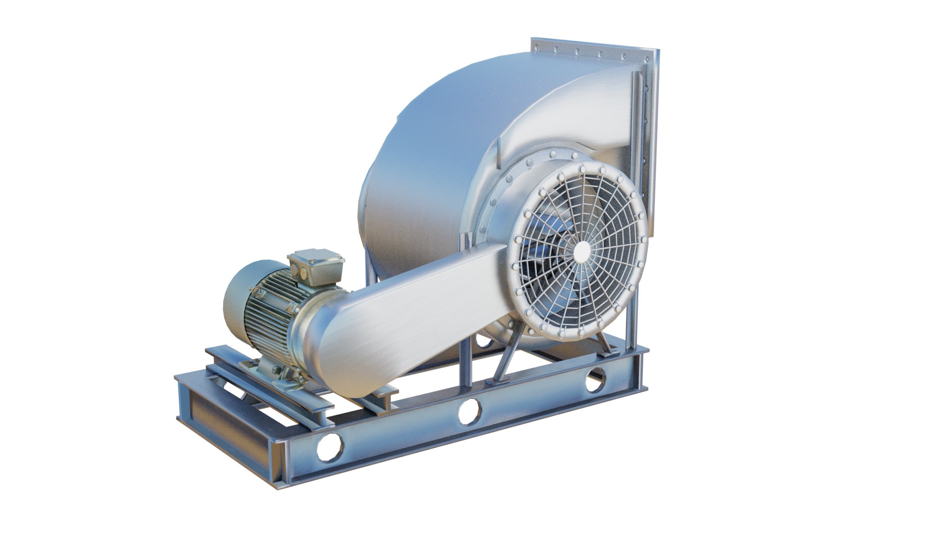 Blower Fan 3D Model - TurboSquid 1638375