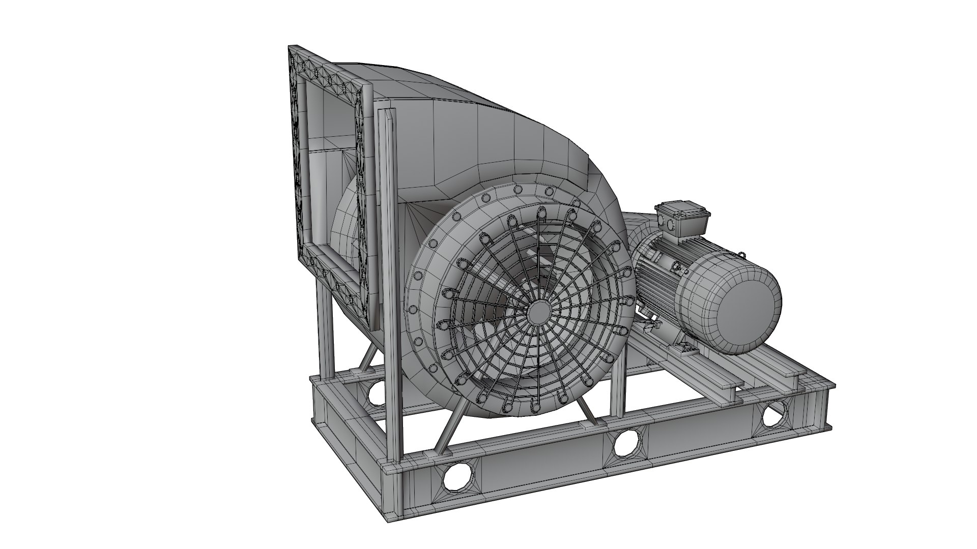 Blower Fan 3D Model - TurboSquid 1638375