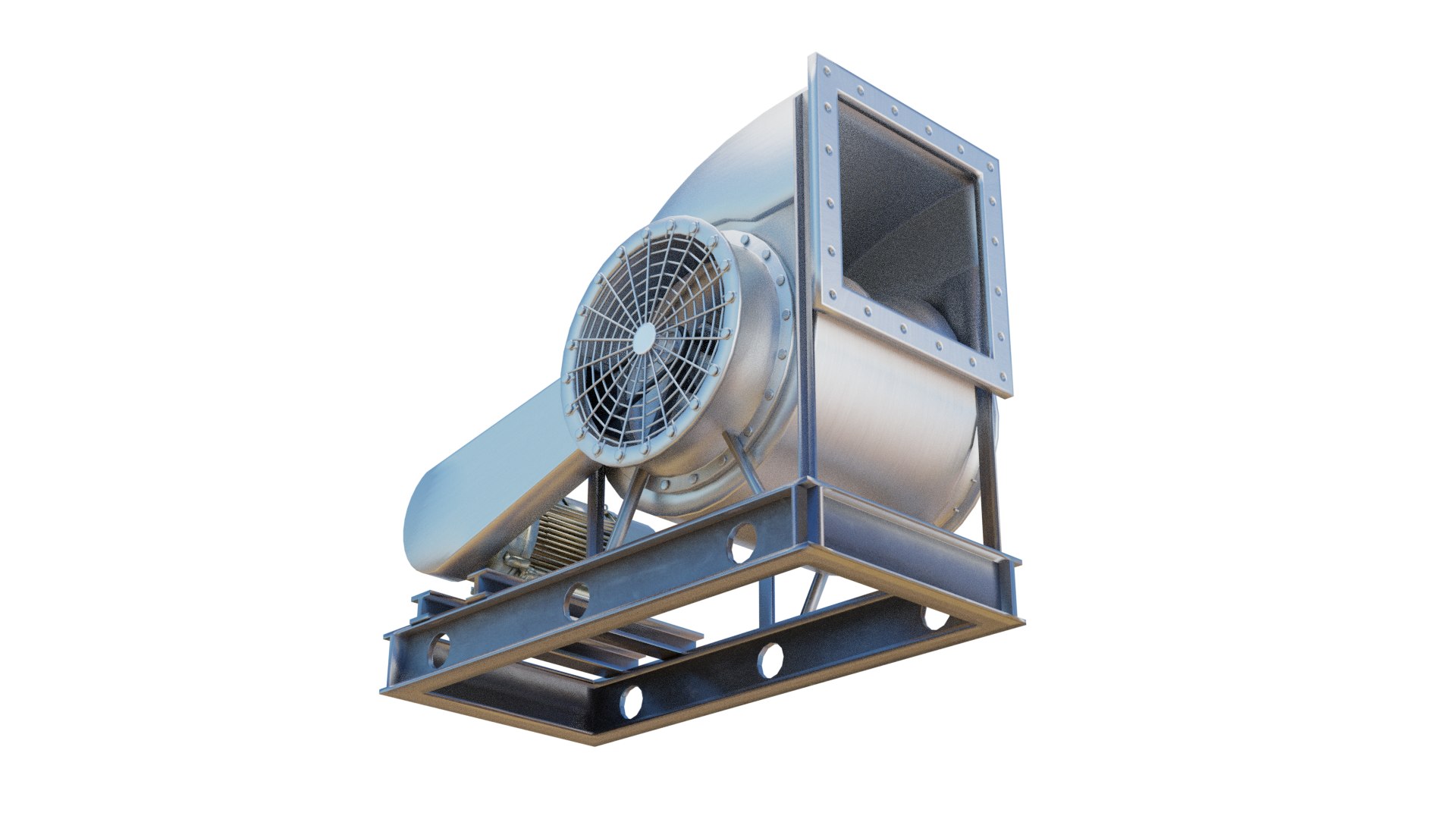 Blower Fan 3D Model - TurboSquid 1638375
